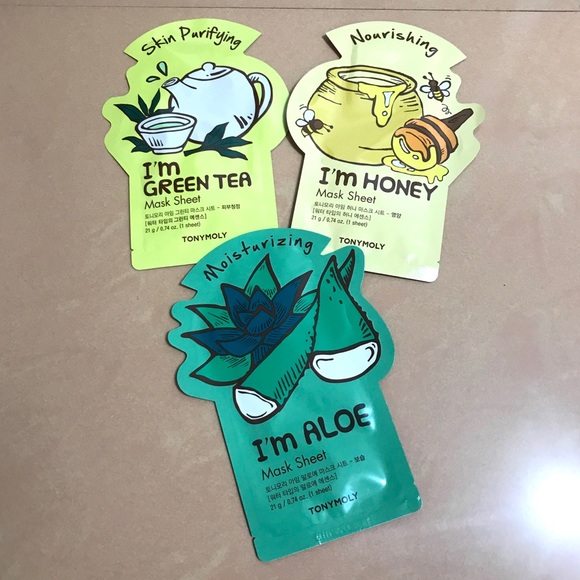 Tonymoly | Makeup | Tony Moly Korean Skin Care Face Mask Bundle Of 3 ...